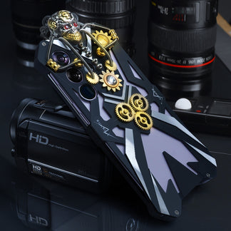SIMON Steam Life x Thor Mechanical Gear Heavy Metal Punk Case Cover wi ...
