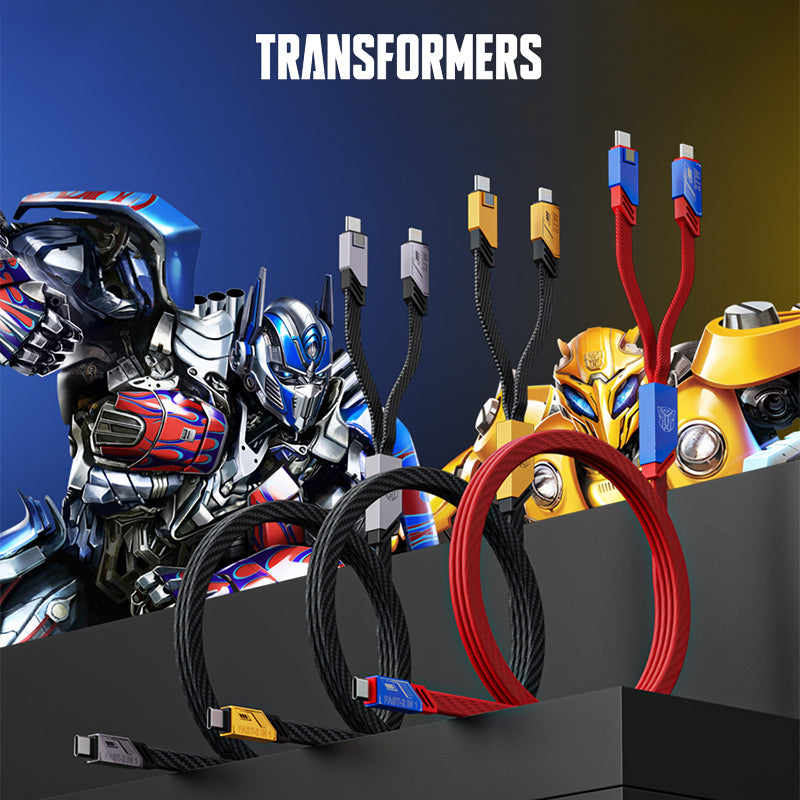 Transformers 2-in-1 65W Type-C + 27W Apple Lightning PD Fast Charging ...