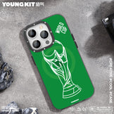 YOUNGKIT World Cup MagSafe Slim Thin Matte Anti-Scratch Back Shockproo ...