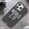 YOUNGKIT World Cup MagSafe Slim Thin Matte Anti-Scratch Back Shockproo ...