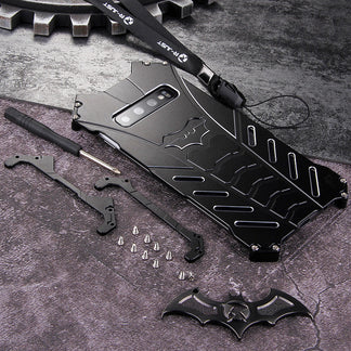 R-Just Batman Shockproof Aluminum Shell Metal Case with Custom Stent ...