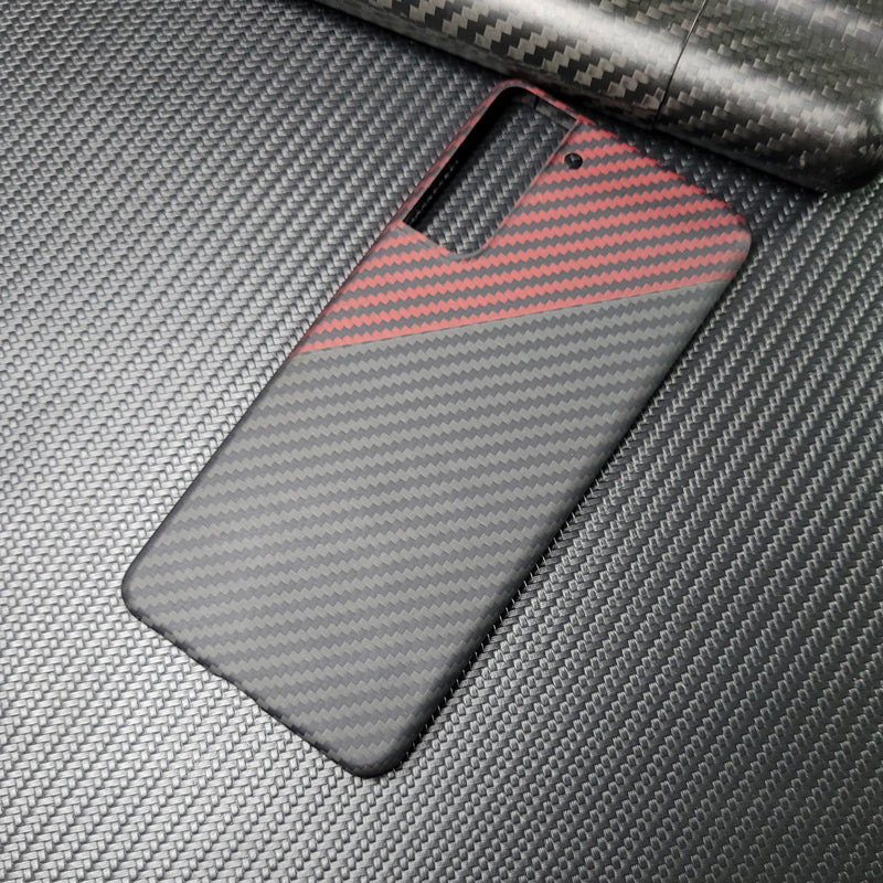 Oatsbasf Luxury Pure Carbon Fiber Case for Samsung Galaxy S Series Sma ...